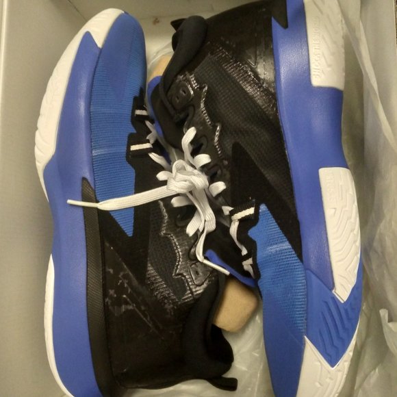 Zion Rootswear | Shoes | New Zions Blue And Black Mens Basketball Shoes ...